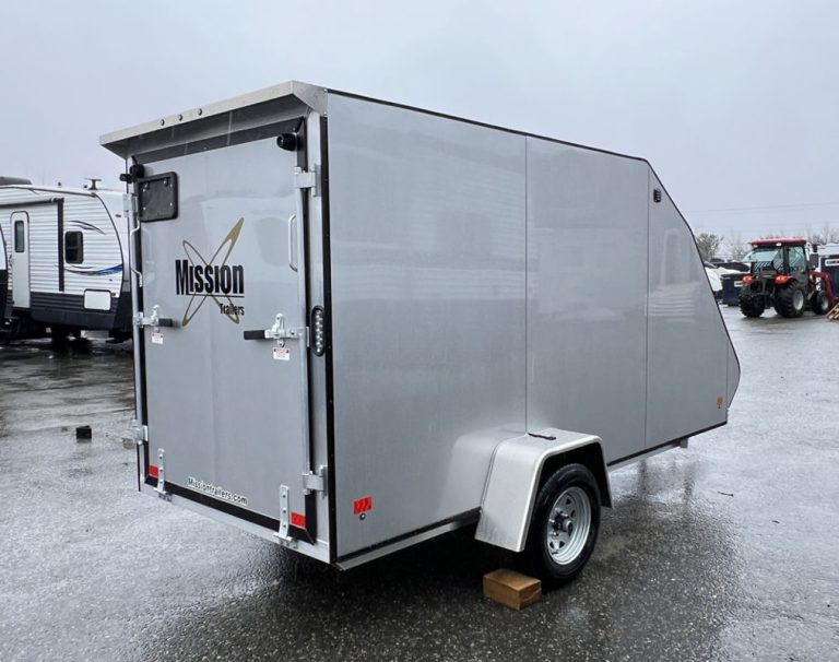 2024 Mission Trailers 60x12 Aluminum Single Place Crossover